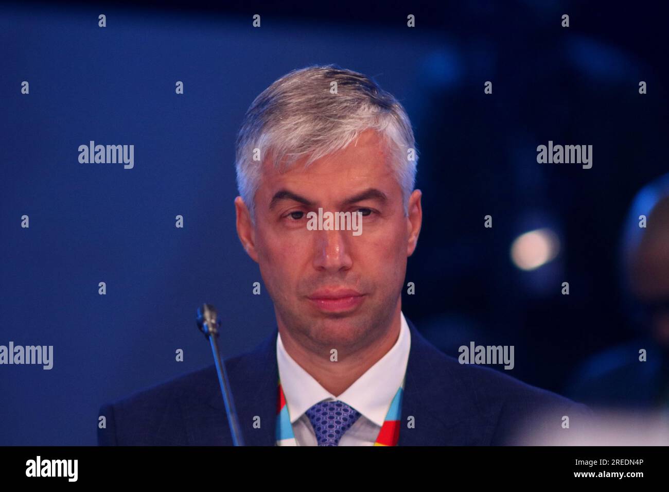 Alexey Logvinenko, Head of the City of Rostov-on-Don, attends a session on Infrastructural ...