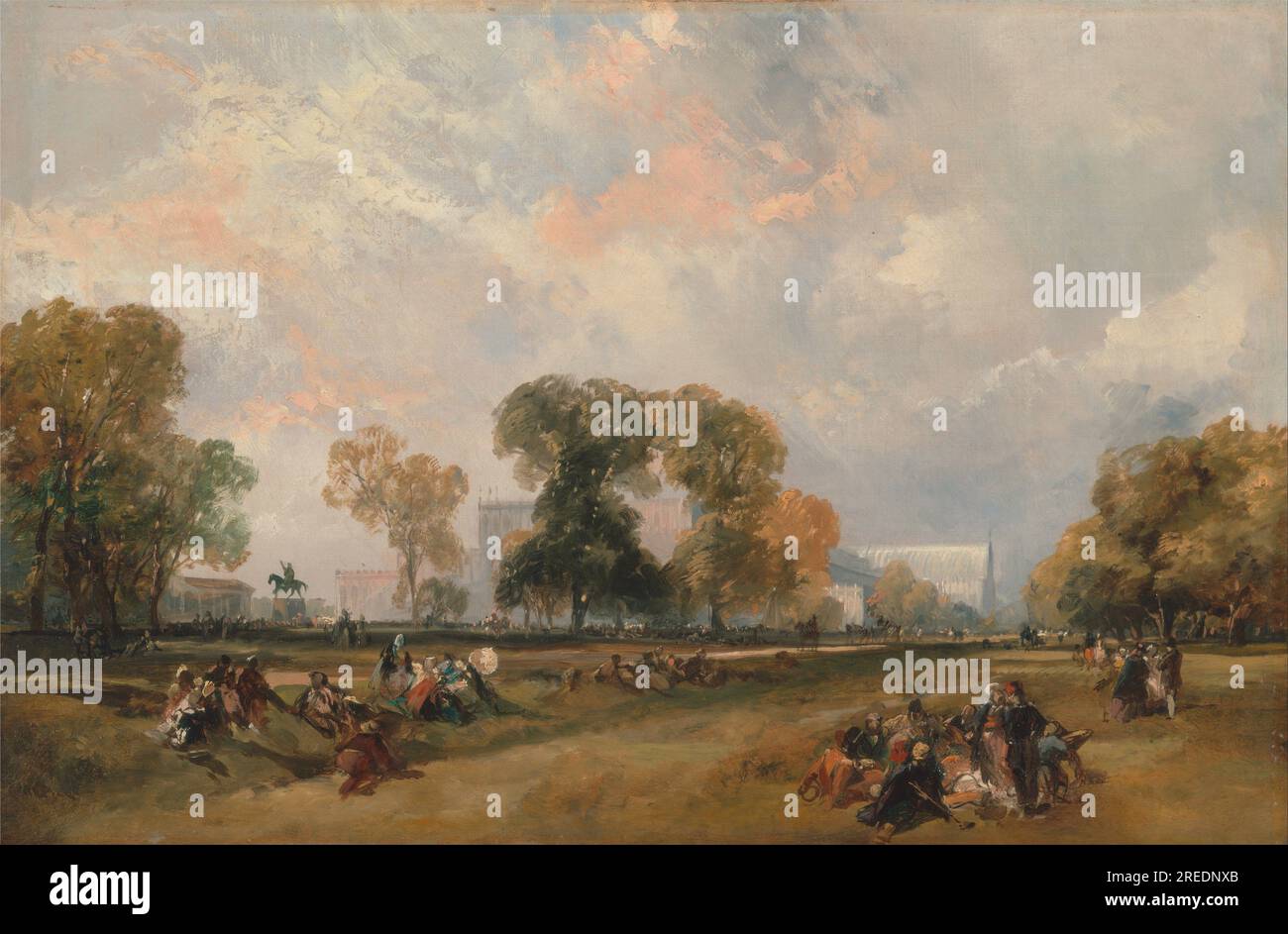 The Great Exhibition of 1851 1851 by James Duffield Harding Stock Photo ...