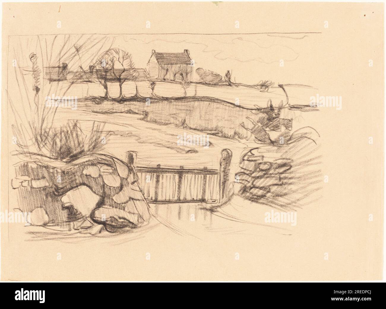 "Robert Polhill Bevan, Gate to the Farmhouse, Pont-Aven, 1890/1894 ...