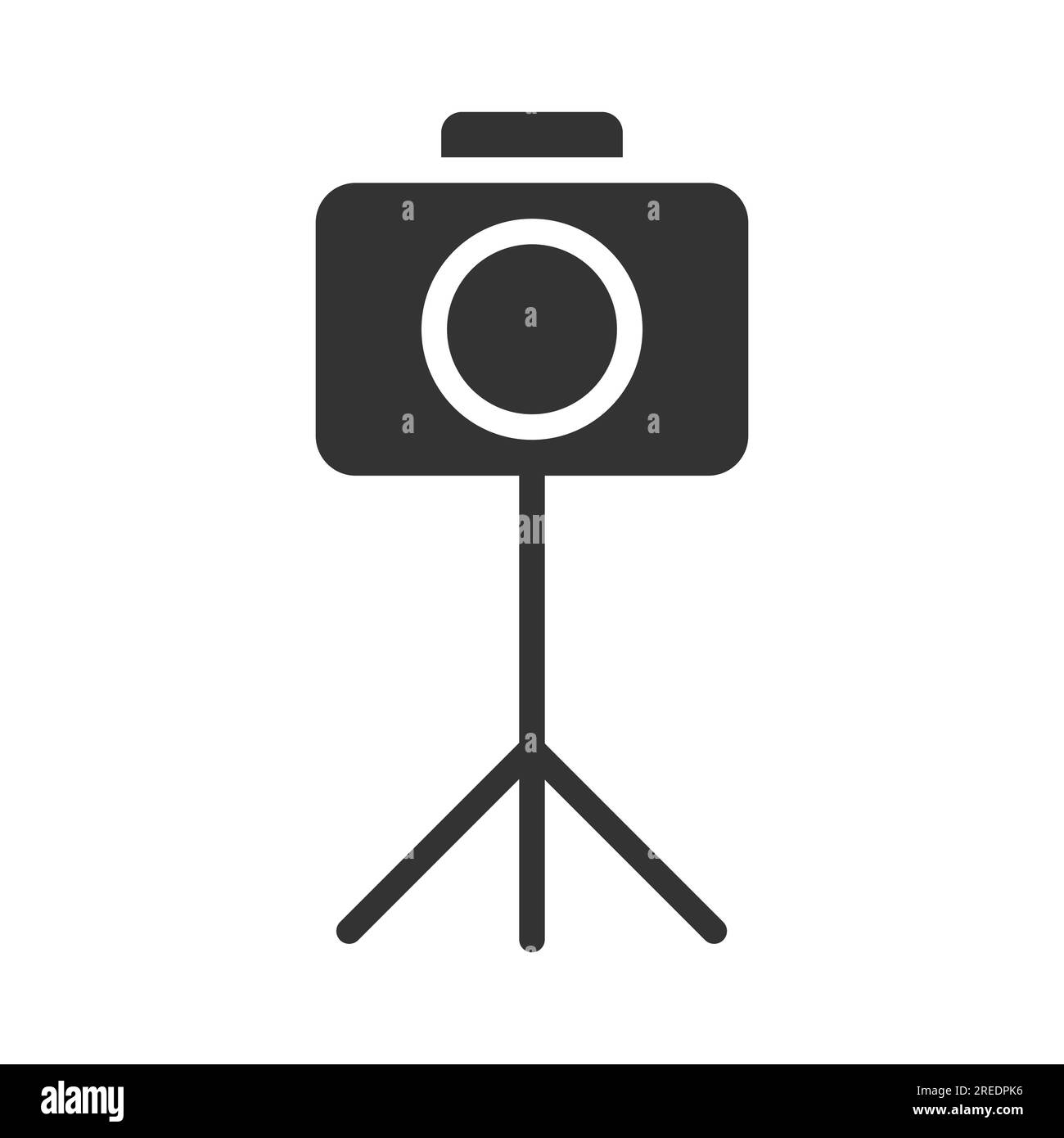 Digital camera on stand Stock Vector Images - Alamy