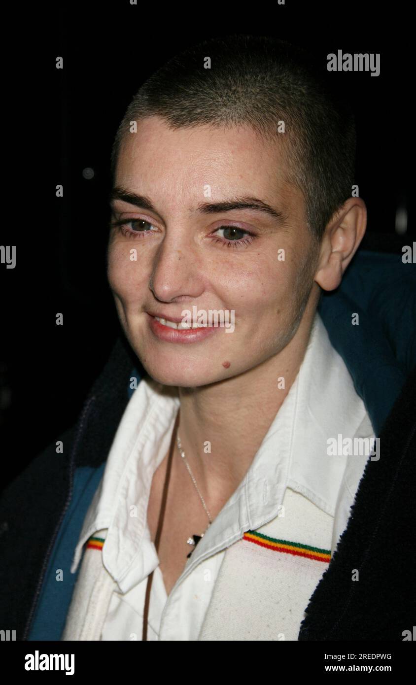 Sinead O'Connor at the "Late Show with David Letterman" stage door at ...