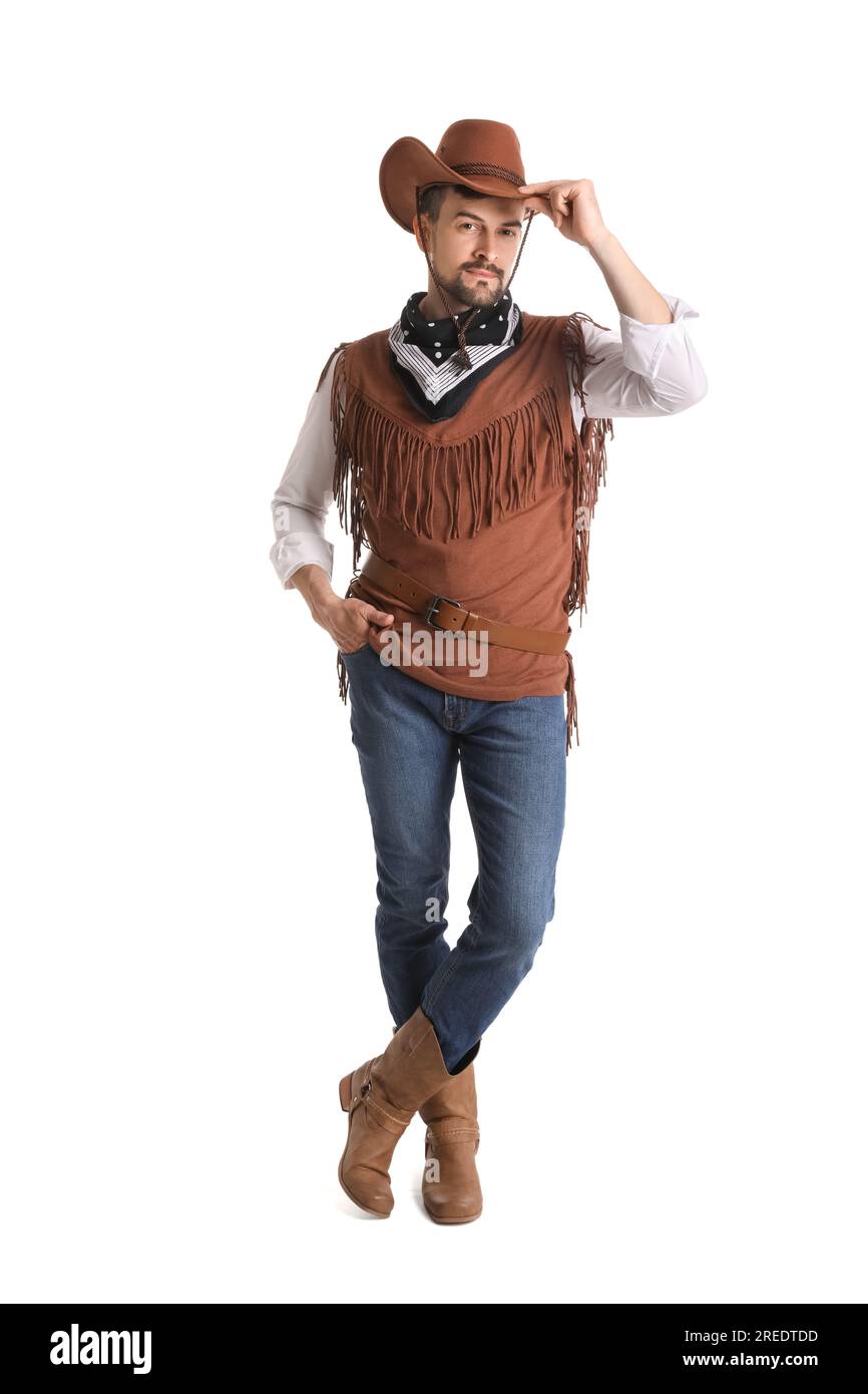 Cowboy vest Cut Out Stock Images & Pictures - Alamy