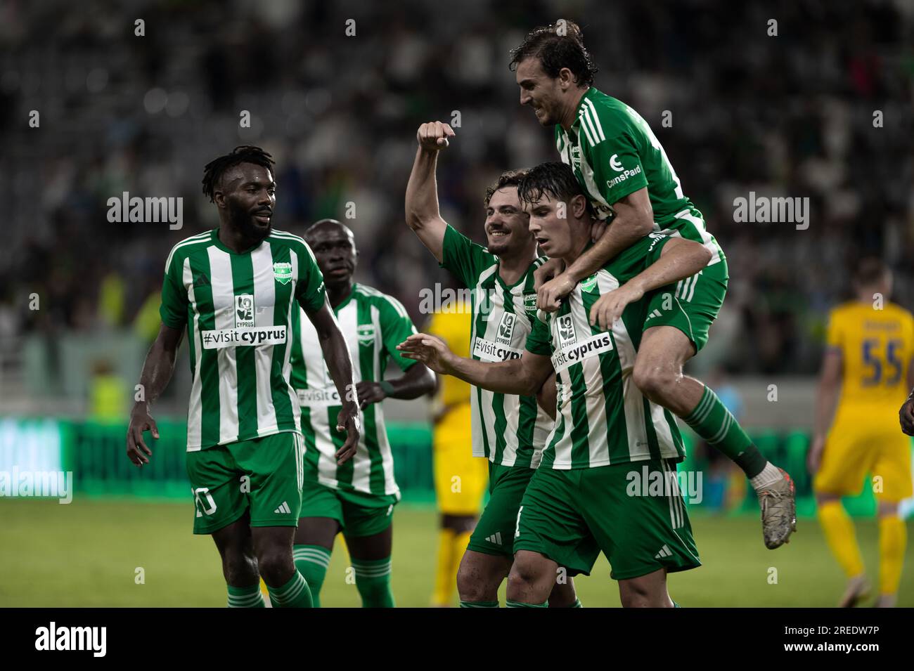 Champions League Qualification Round 2 between Aris Limassol and Bate ...