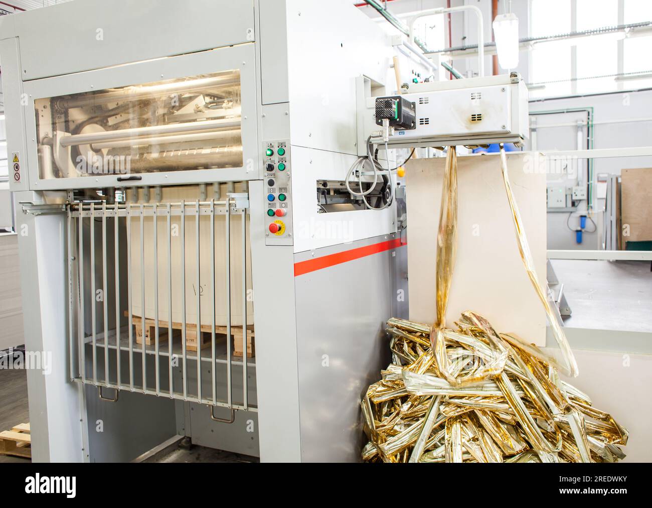 The equipment for a press. Offset machine at the printing manufacturing ...