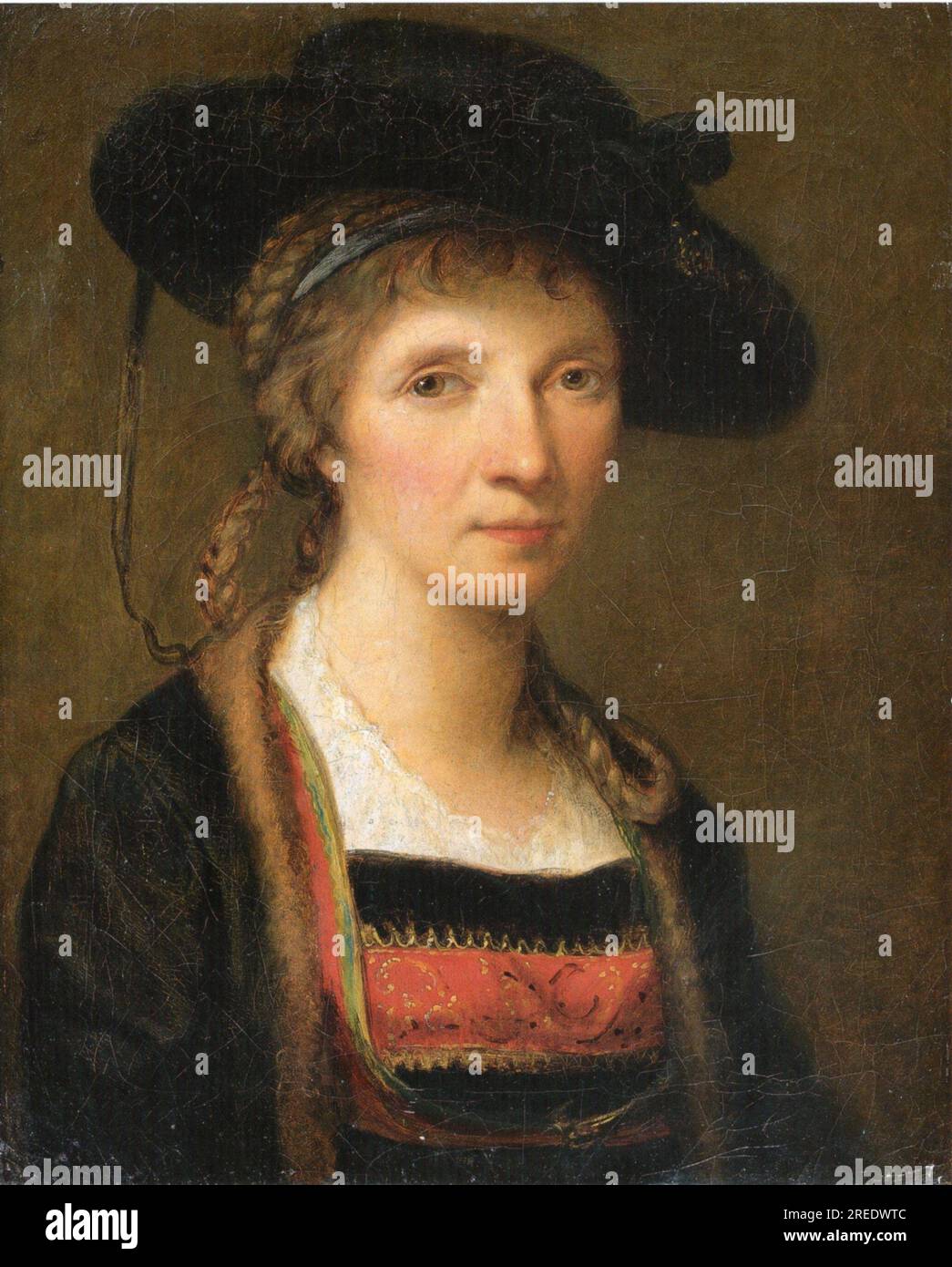 Self-portrait 1781 by Angelica Kauffmann Stock Photo - Alamy