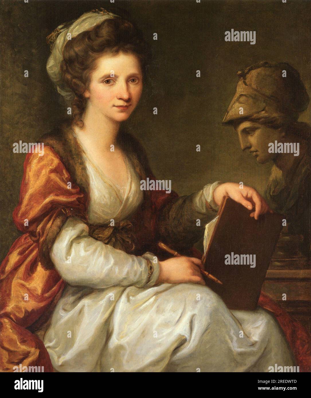 Self-portrait 1780 by Angelica Kauffmann Stock Photo - Alamy
