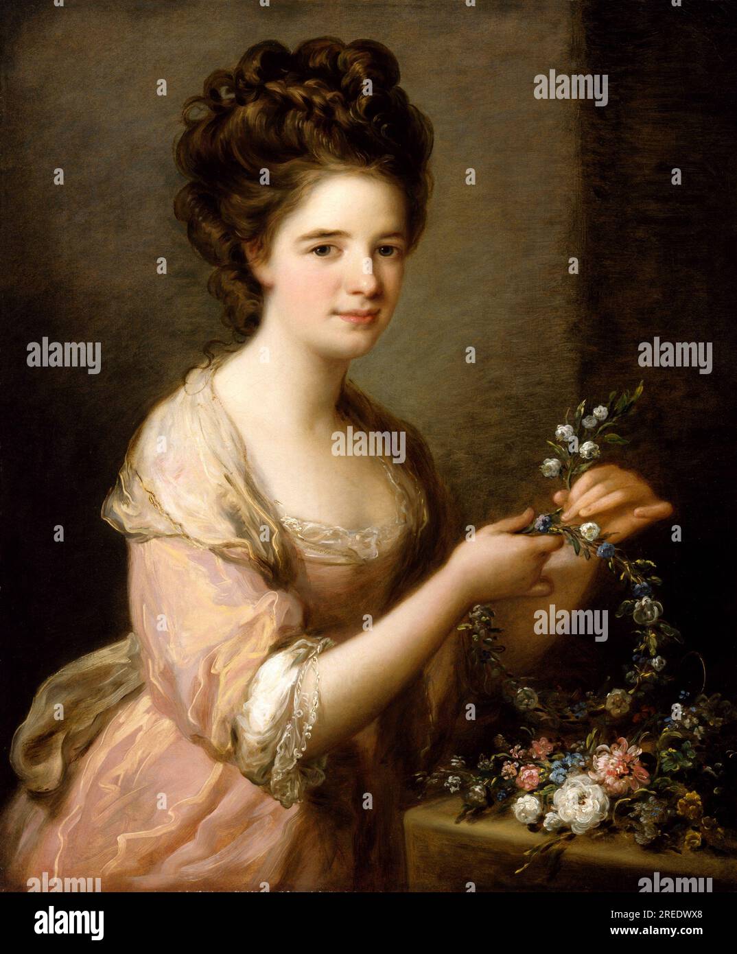 Portrait of Eleanor, Countess of Lauderdale circa 1780 by Angelica ...