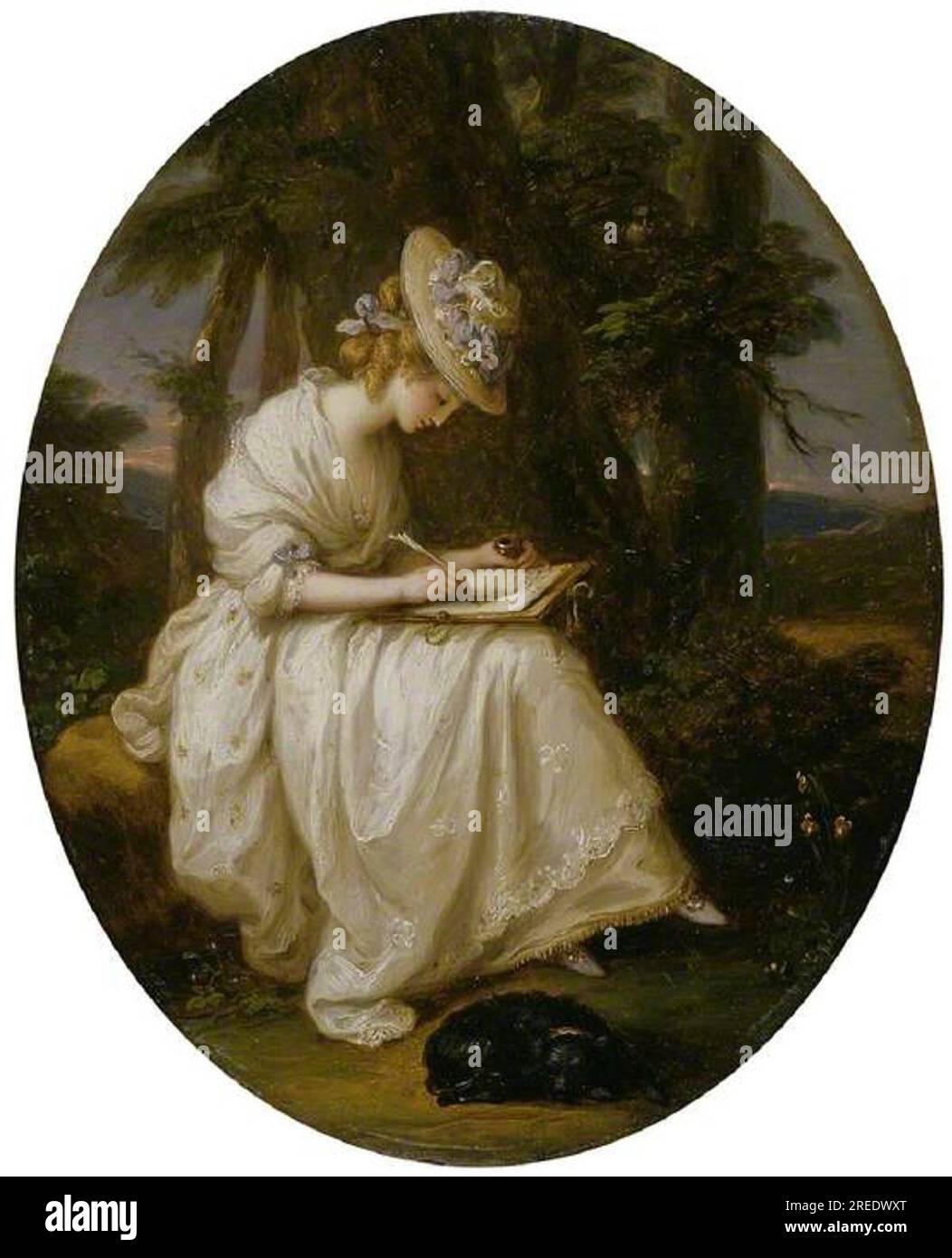 Louisa Hammond 18th century by Angelica Kauffmann Stock Photo - Alamy