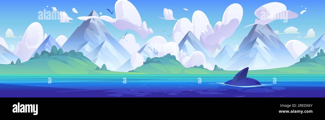 Dolphin in shore land Stock Vector Images - Alamy