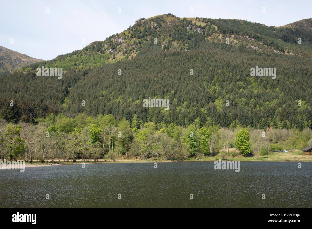 Loch Lubnaig, near Callander , Scotland, Loch Lubnaig is popular for ...