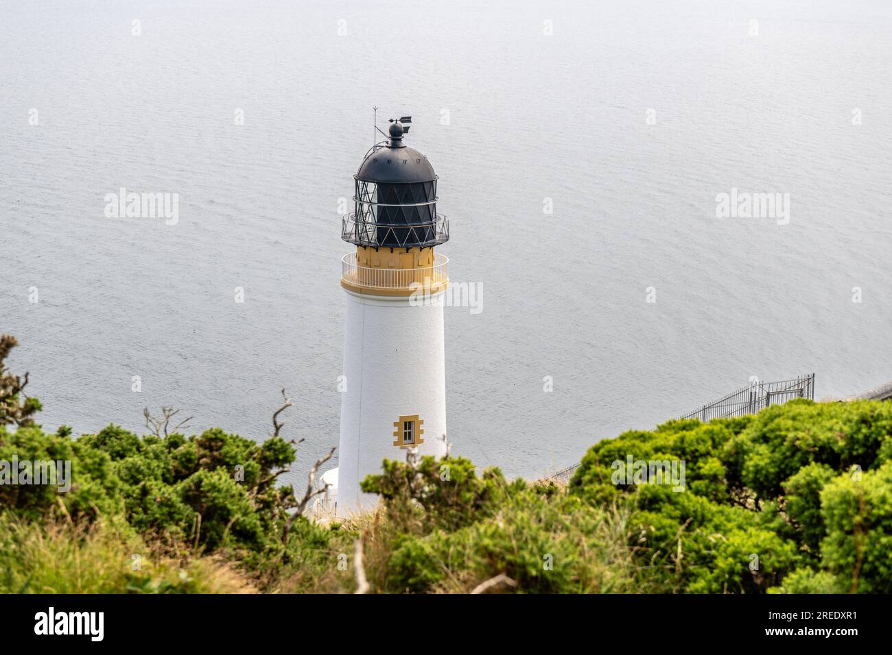 Maughold Head lighthouse stands on the Isle of Man's most Easterly ...