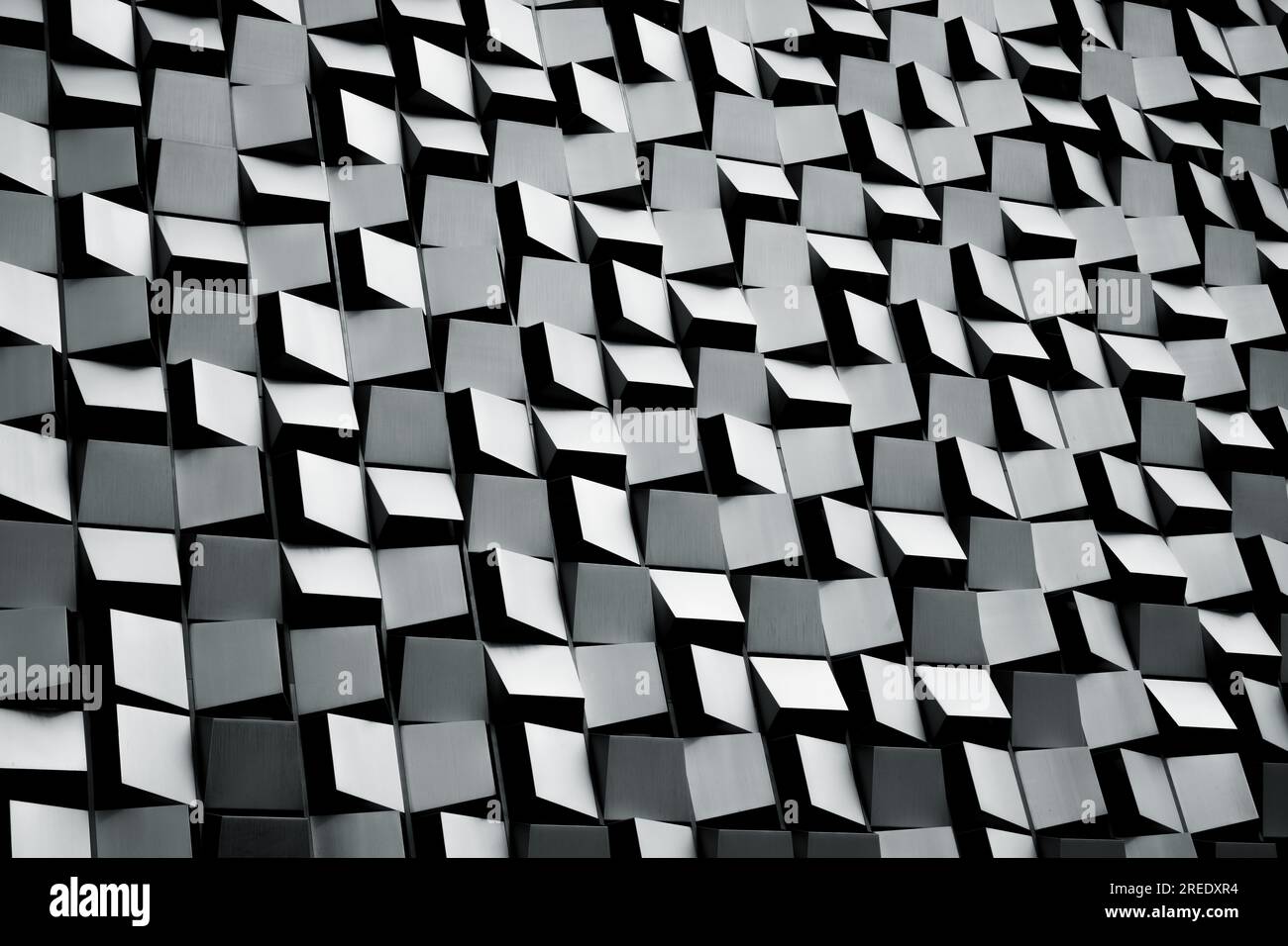 Modern style architecture cheese grater car park sheffield Stock Photo ...