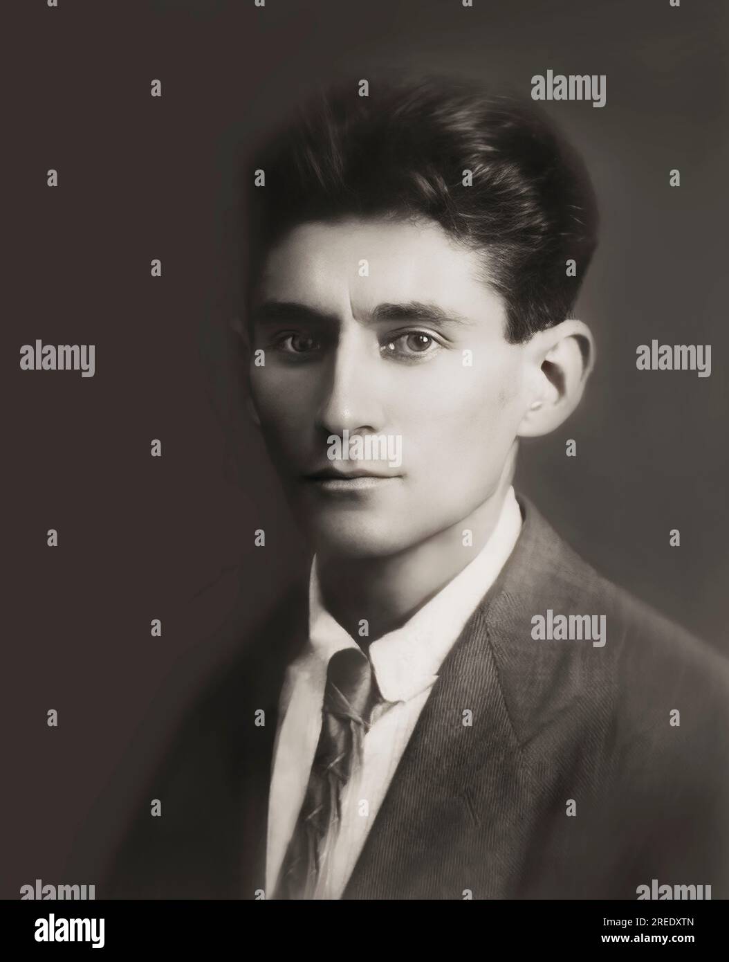 Portrait of Franz Kafka, 1883 – 1924, German-speaking Bohemian novelist ...