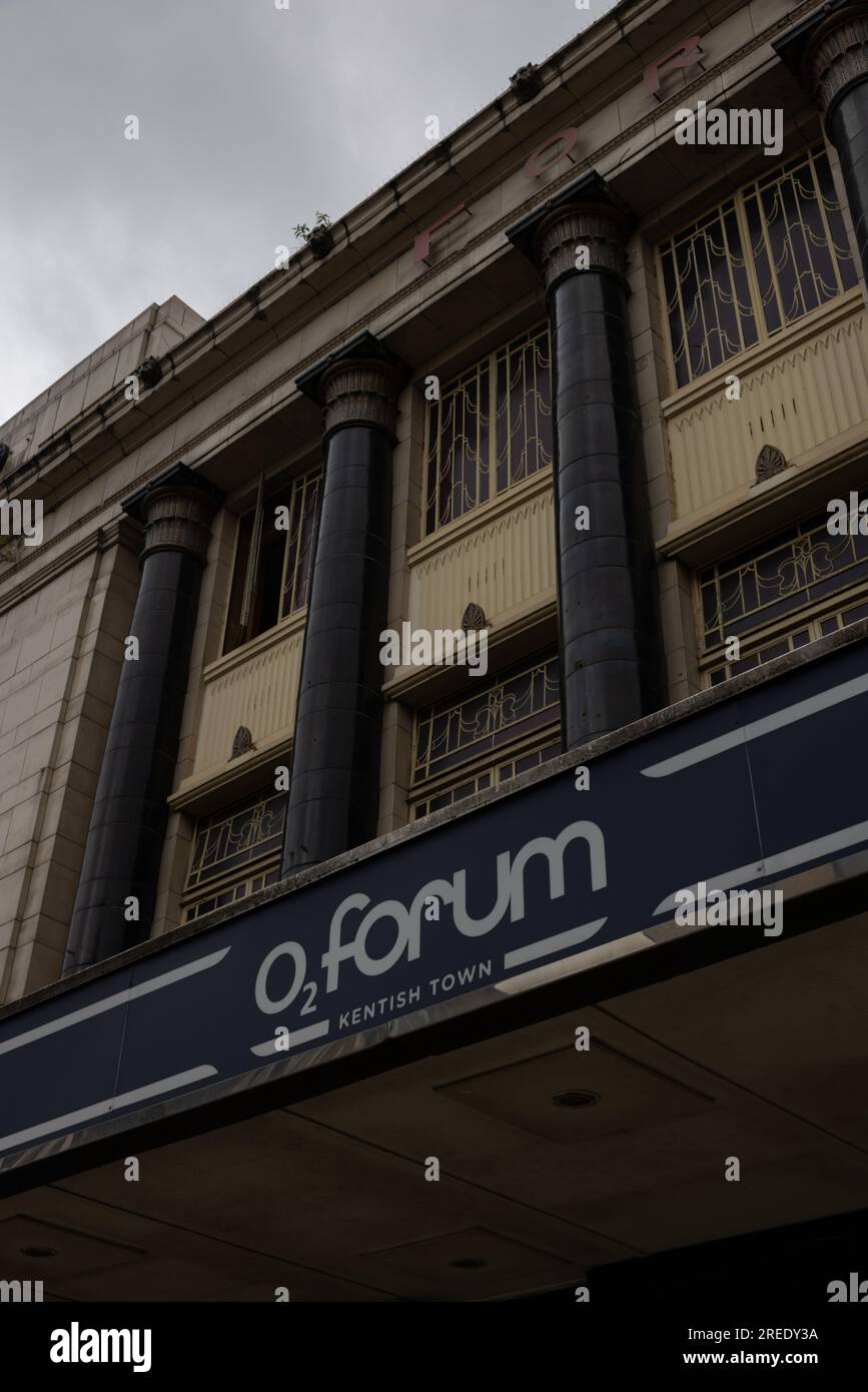 O2 Forum Kentish Town, built in 1934 as an Art Deco cinema, 2,300 ...