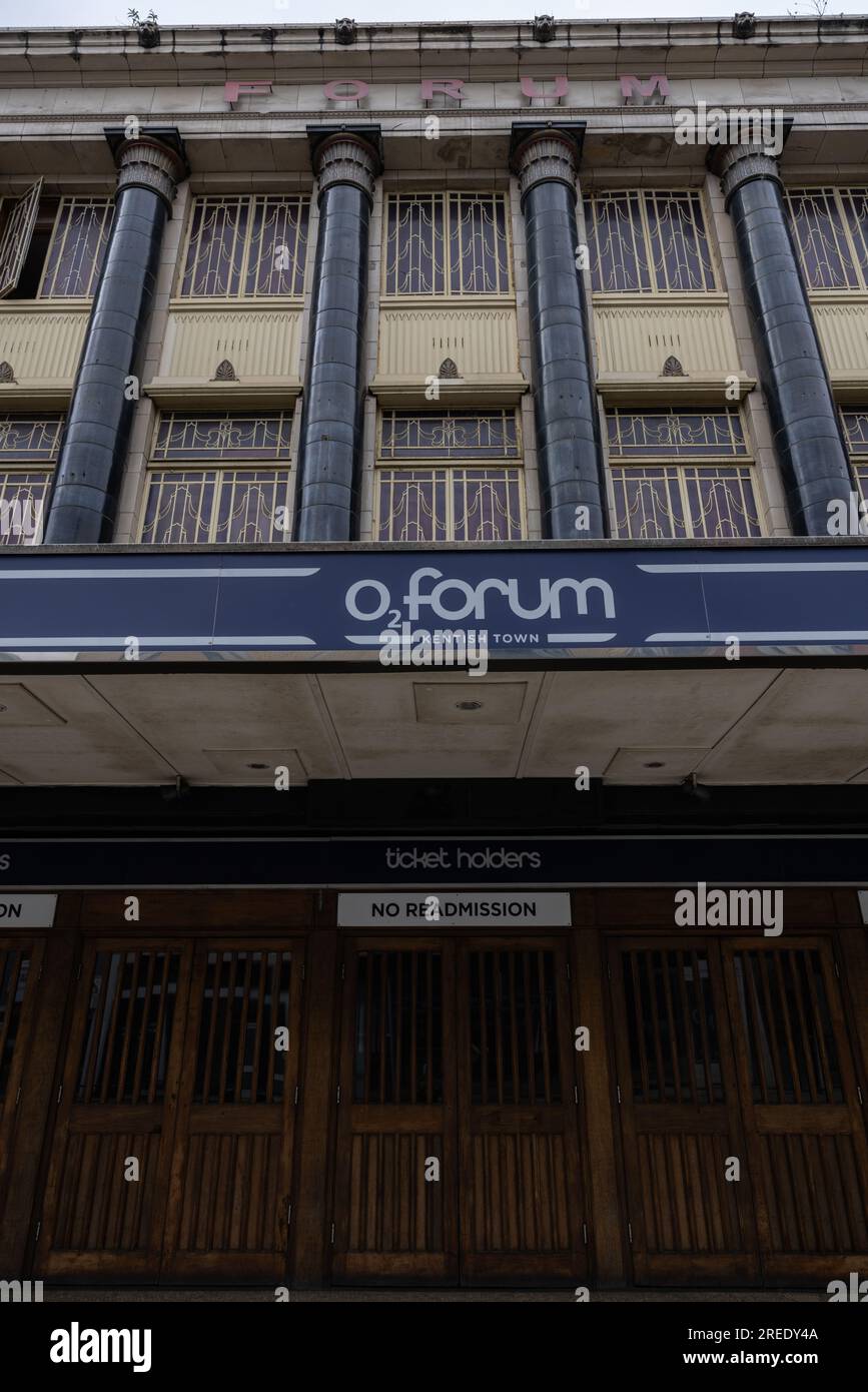 O2 Forum Kentish Town, built in 1934 as an Art Deco cinema, 2,300 ...