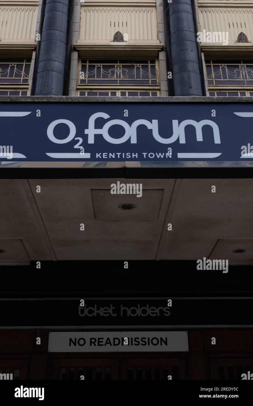 O2 Forum Kentish Town, built in 1934 as an Art Deco cinema, 2,300 ...