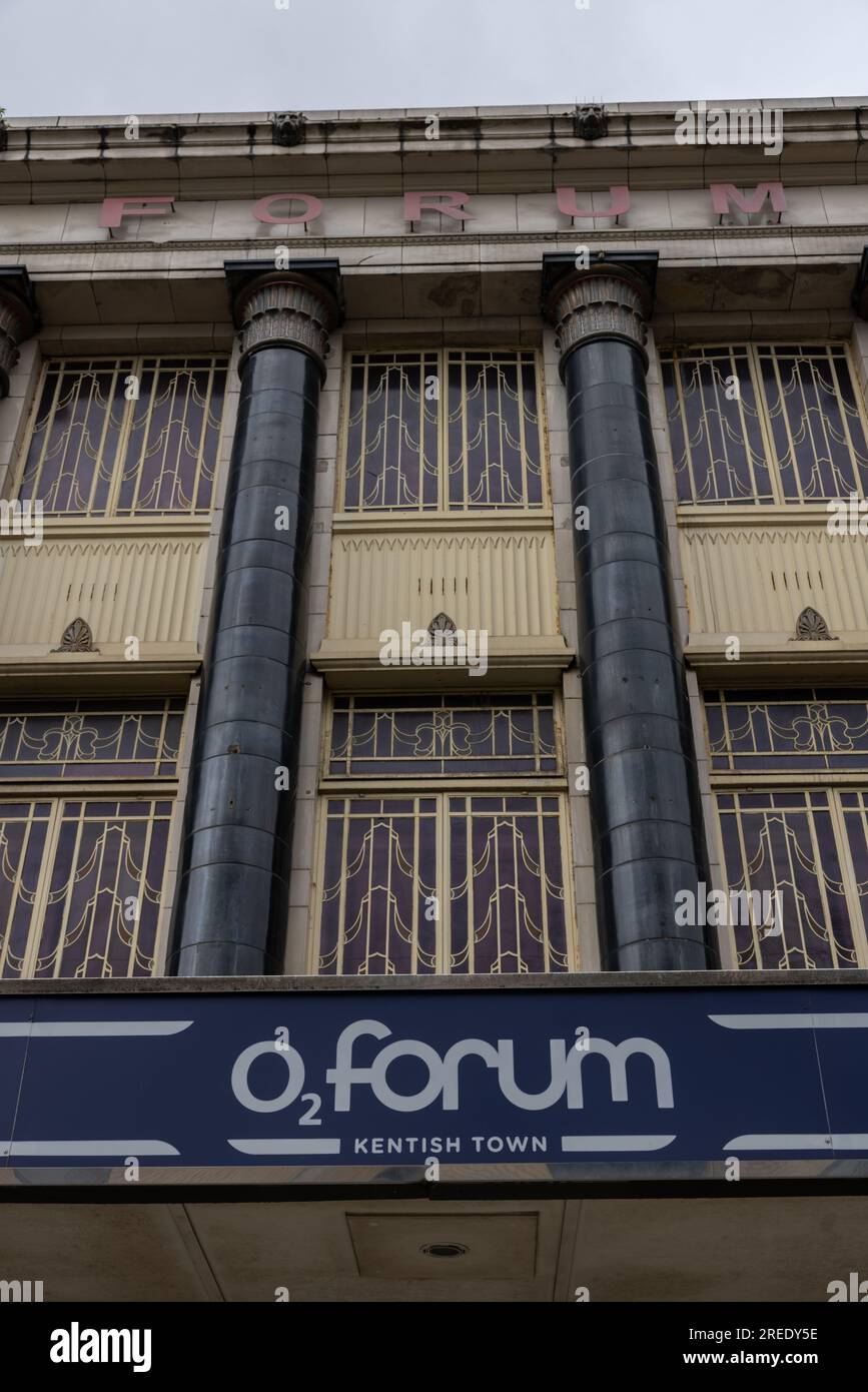 O2 Forum Kentish Town, built in 1934 as an Art Deco cinema, 2,300 ...