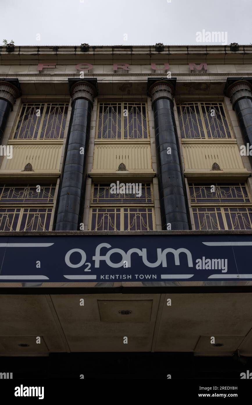 O2 Forum Kentish Town, built in 1934 as an Art Deco cinema, 2,300 ...