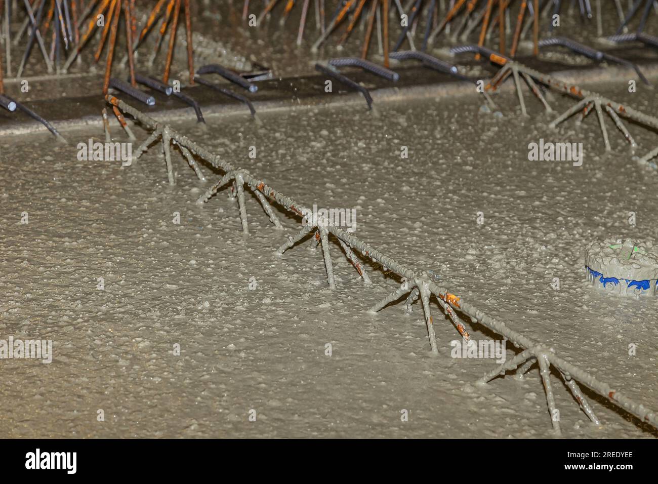 Close up picture of precast girder slab Stock Photo - Alamy