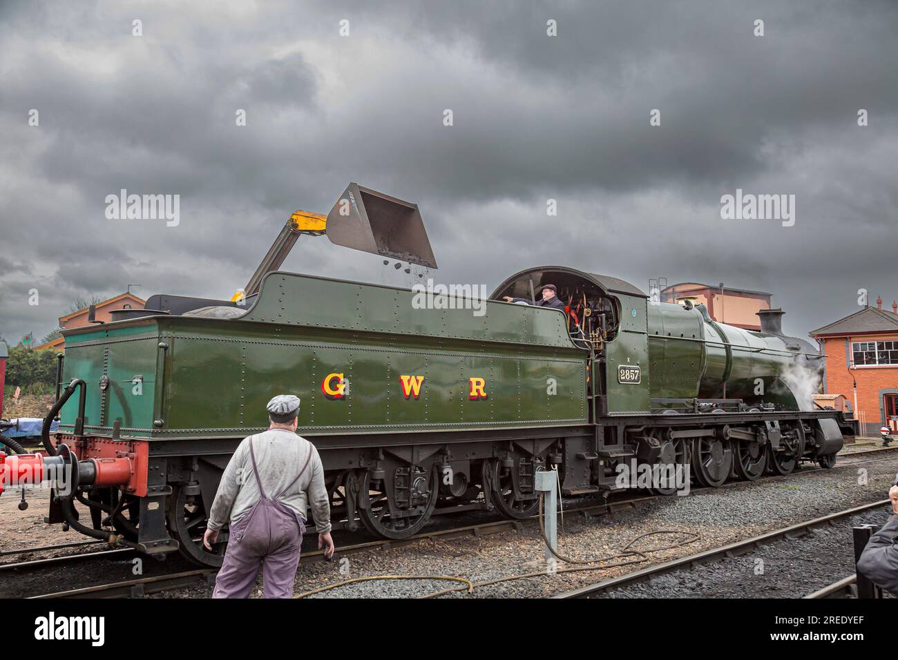 Steam locomotive and tender hi-res stock photography and images - Alamy