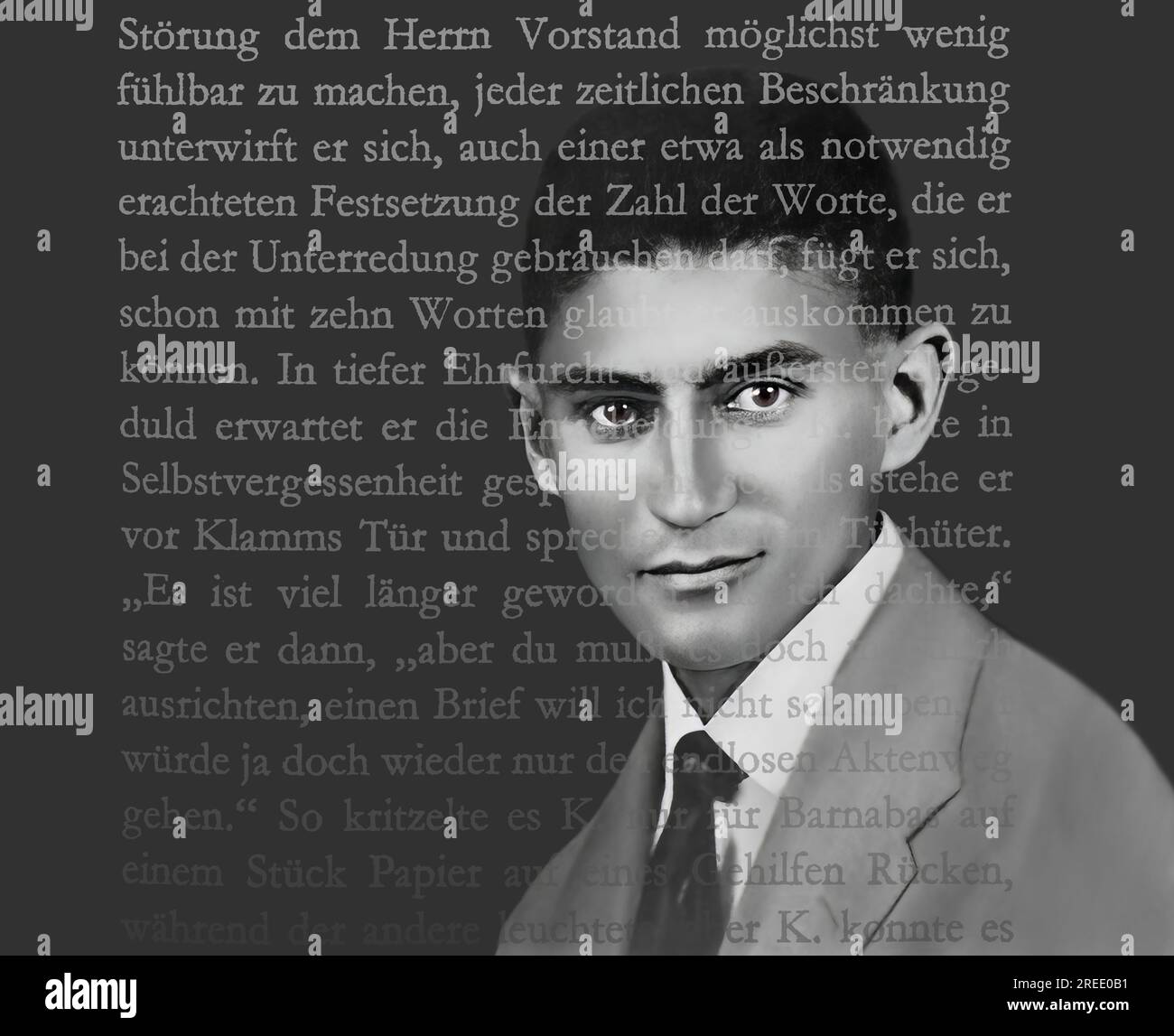Portrait of Franz Kafka, 1883 – 1924, German-speaking Bohemian novelist ...
