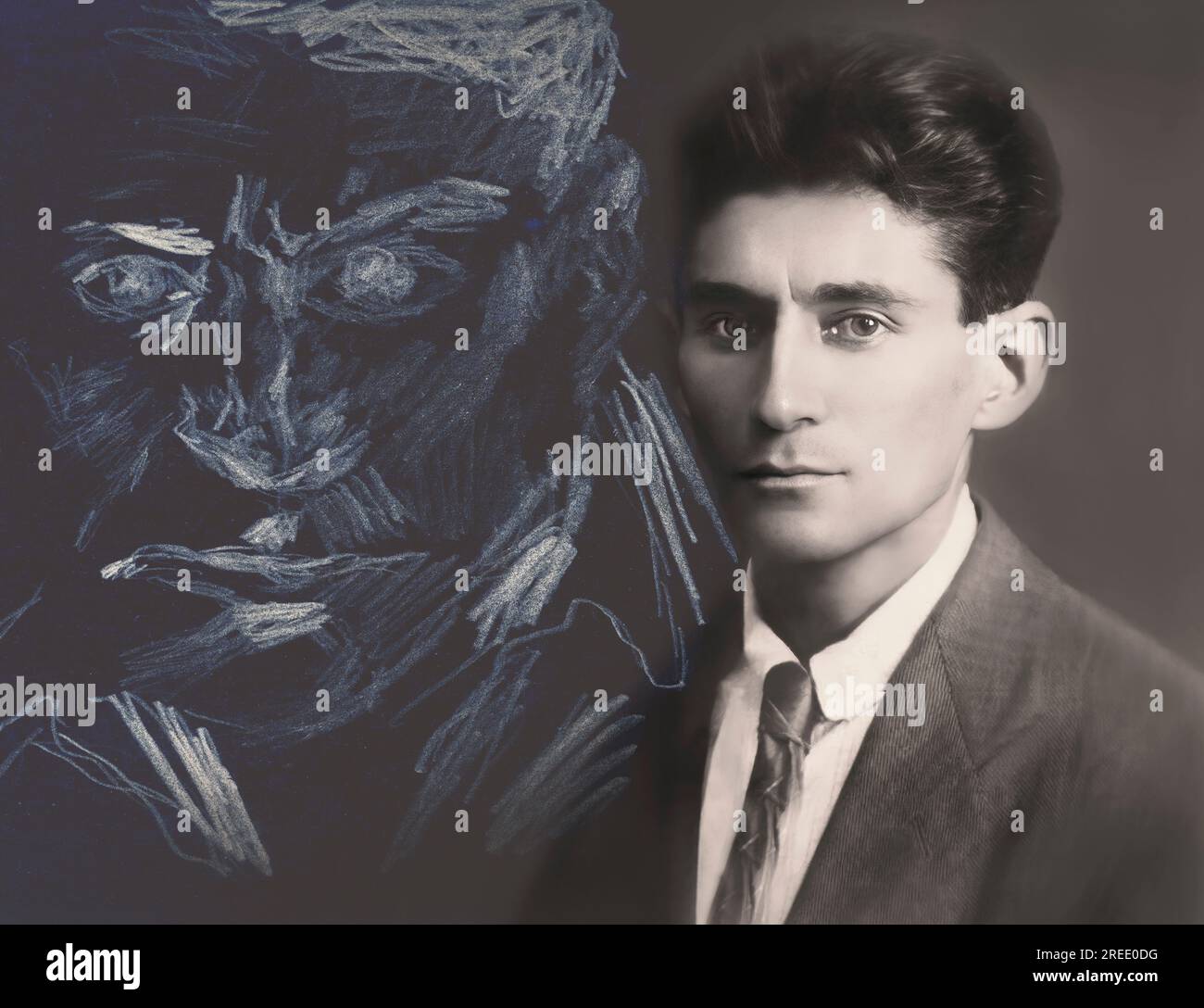 Portrait of franz kafka hi-res stock photography and images - Alamy