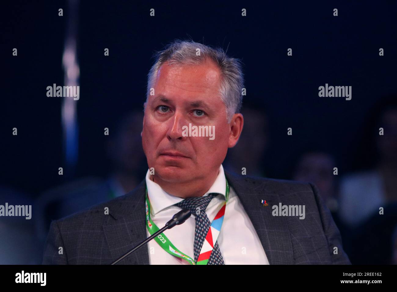 Stanislav Pozdnyakov, President, Russian Olympic Committee, attends a ...