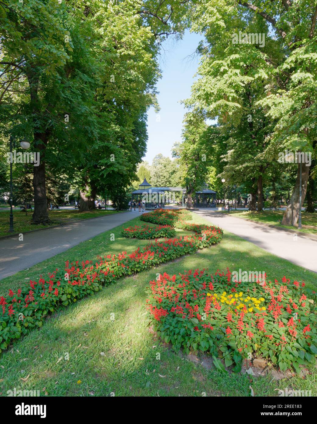 Park in the centre of Plovdiv, Bulgaria Stock Photo - Alamy