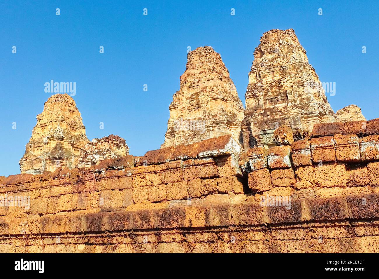 High-definition image showcasing the towers of the famous Eastern Mebon ...