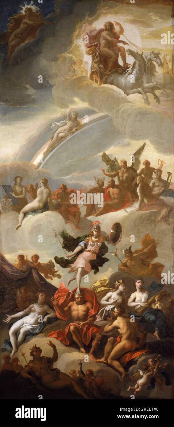 An Allegory of Apollo and Minerva as Wisdom and the Arts by James ...