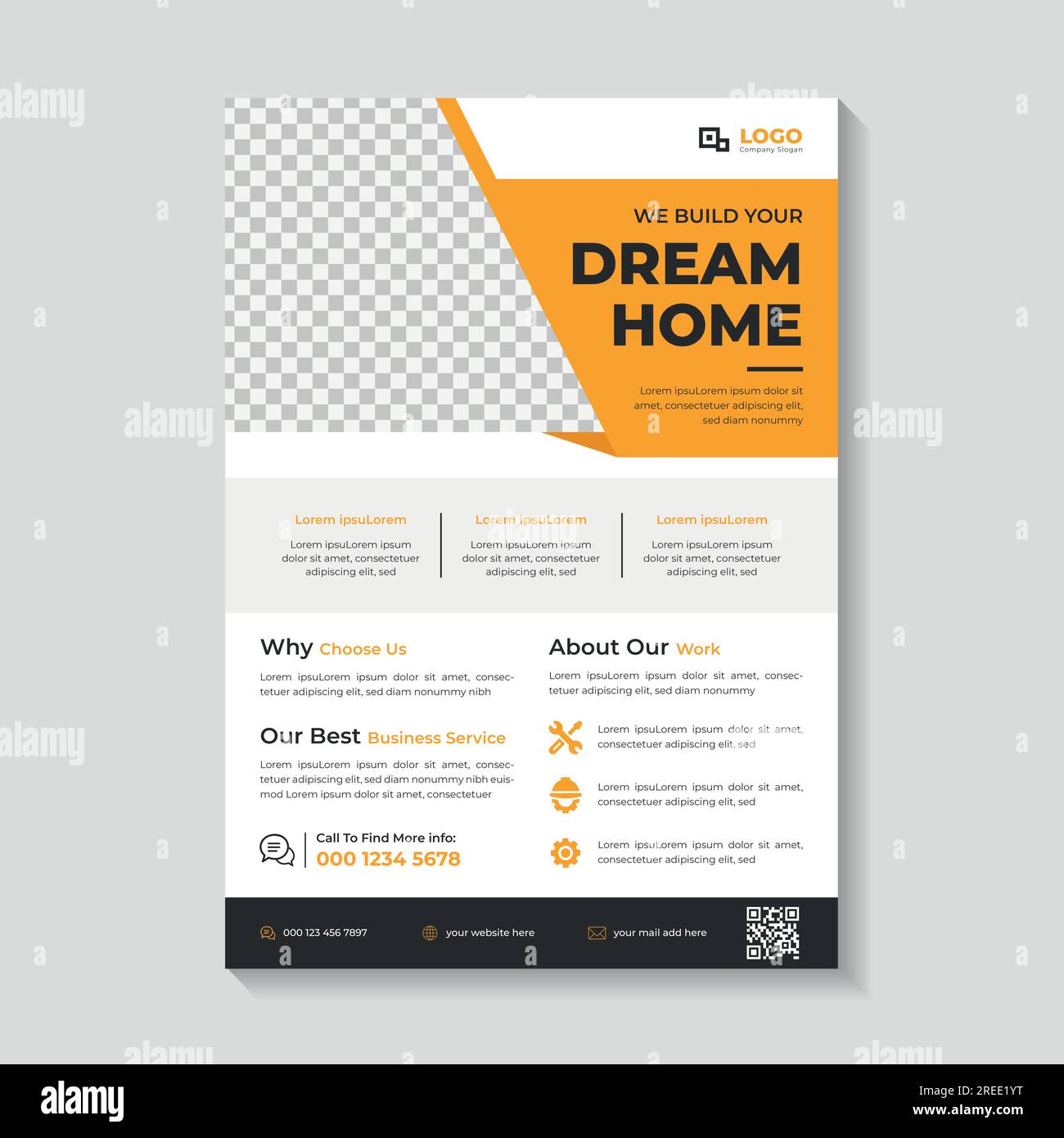 Real estate brochure flyer Stock Vector Images - Alamy