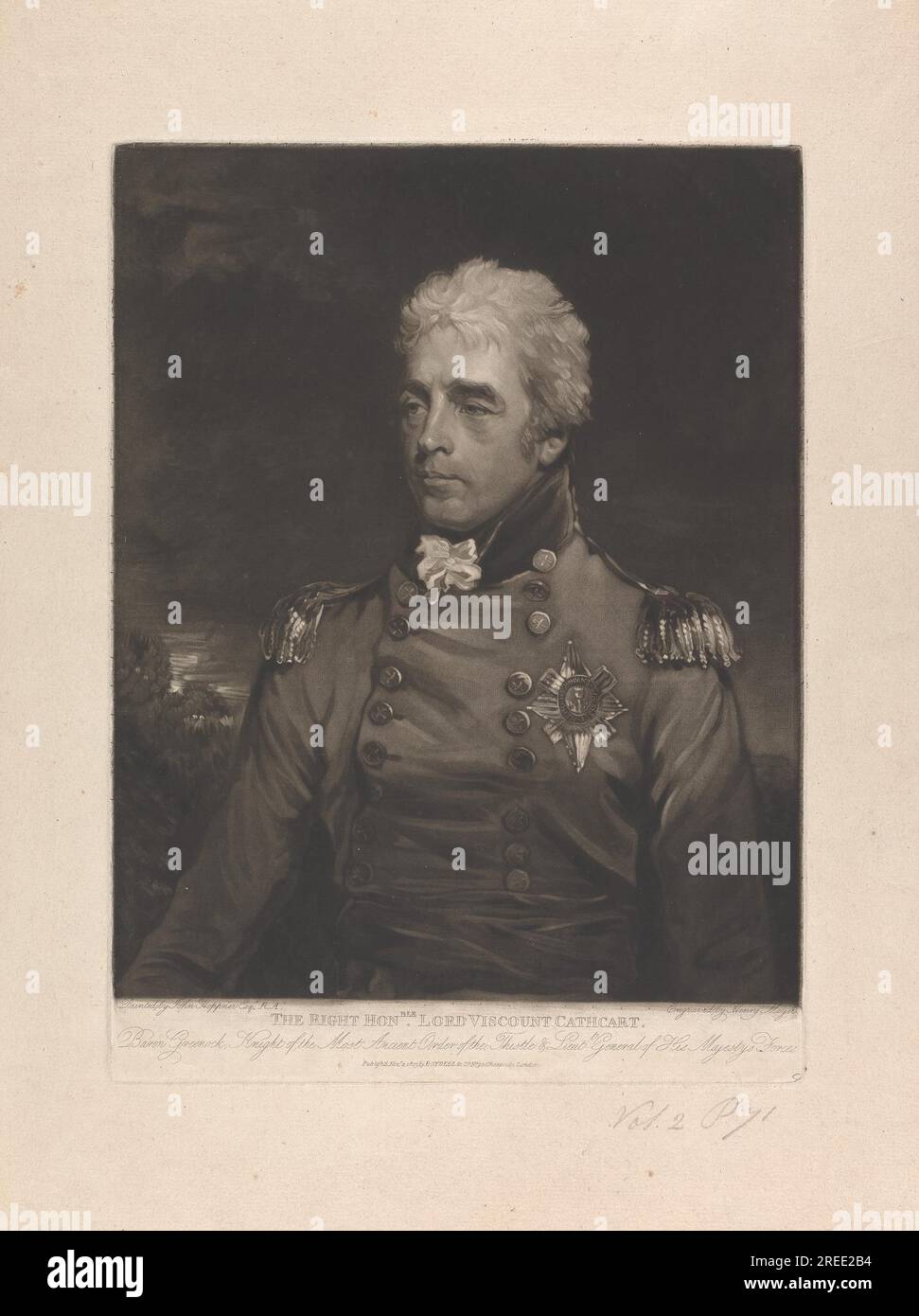 Right Honorable Lord Viscount Cathcart 1807 by Henry Hoppner Meyer ...