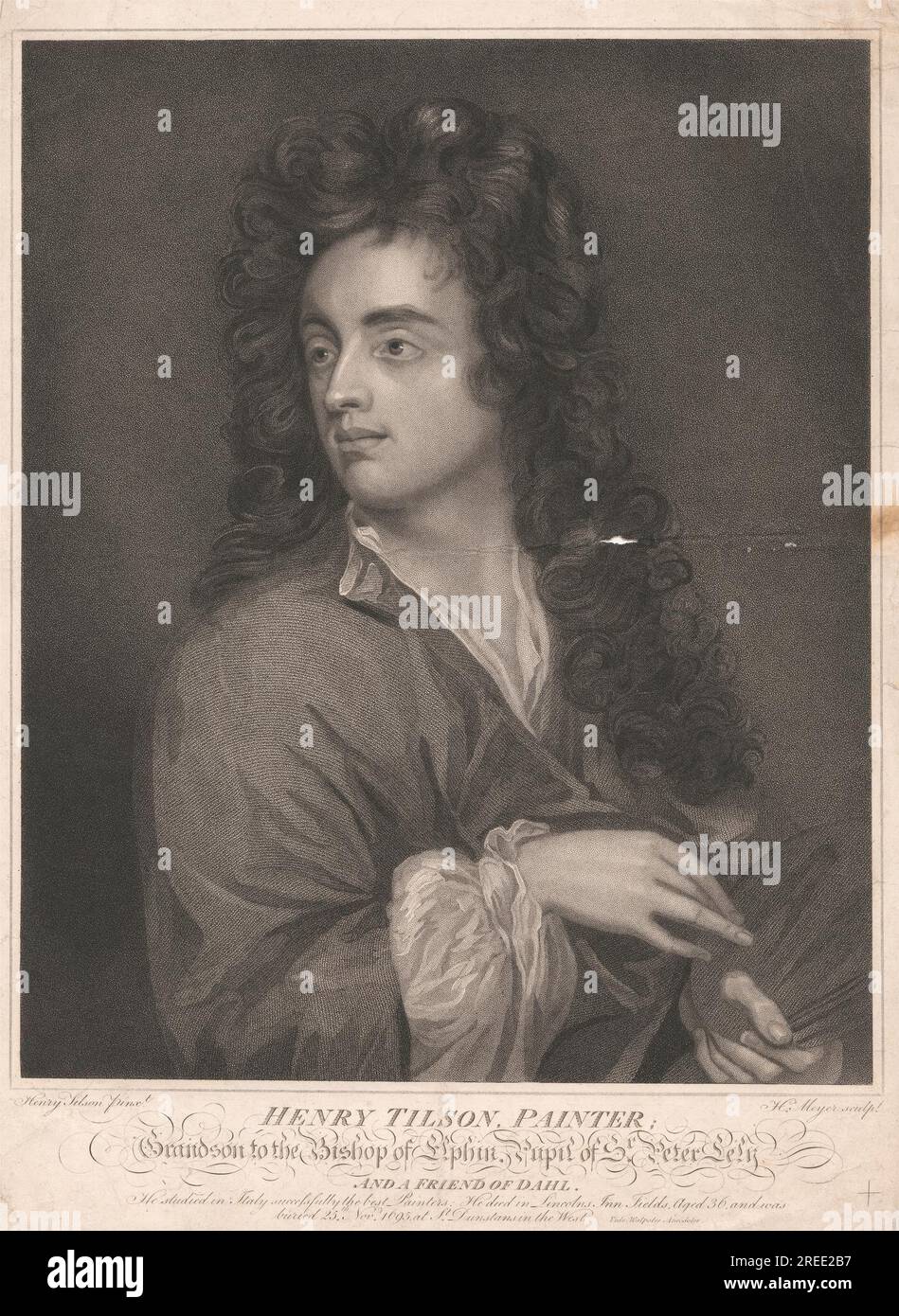 Henry Tilson, Painter between 1800 and 1840 by Henry Hoppner Meyer ...