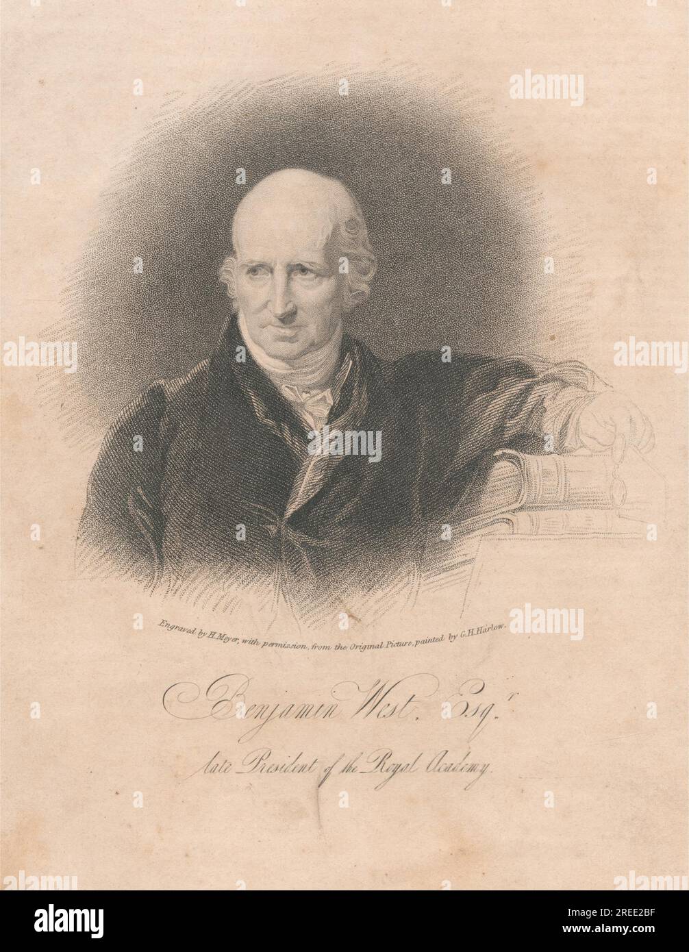 Benjamin West, Esqr. late President of the Royal Acadamy by Henry ...