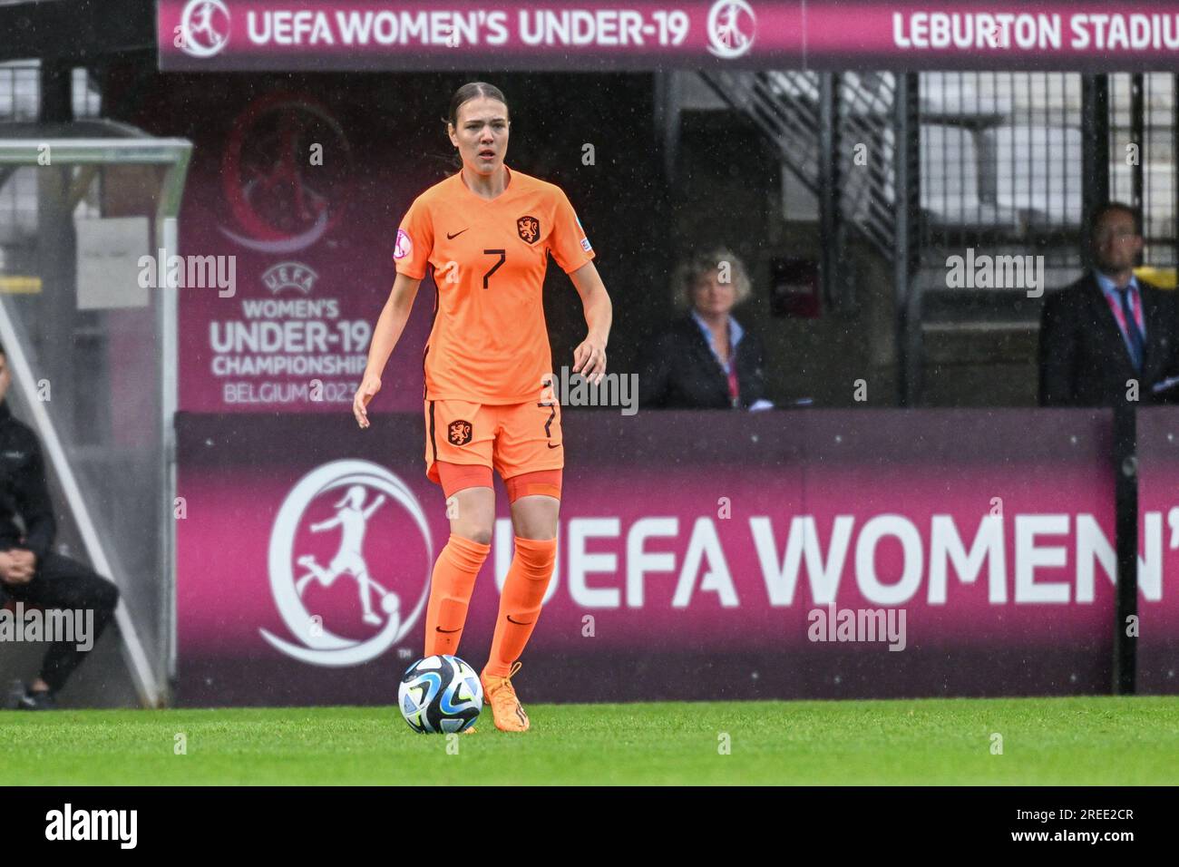 Tubize, Belgium. 27th July, 2023. Lotte Keukelaar (7) of The Netherlands pictured during a ...