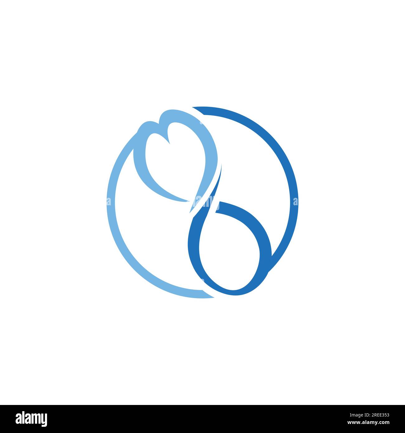 Heart infinity icon. Vector Infinite love Icon. Heart shape vector with infinity sign. Icon on ...