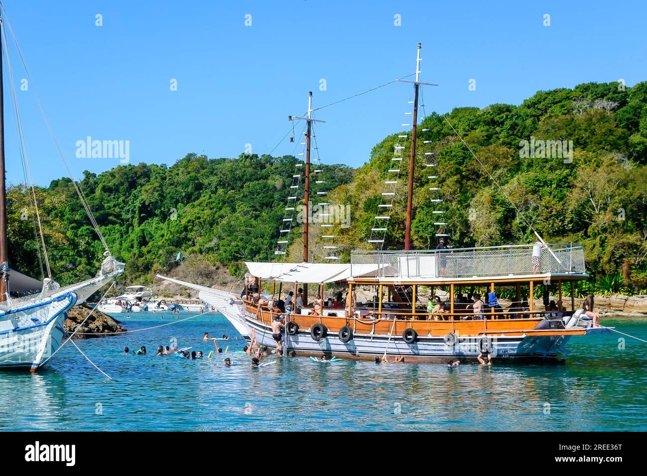 Angra dos Reis tourism scenes, Rio de Janeiro, Brazil Stock Photo - Alamy