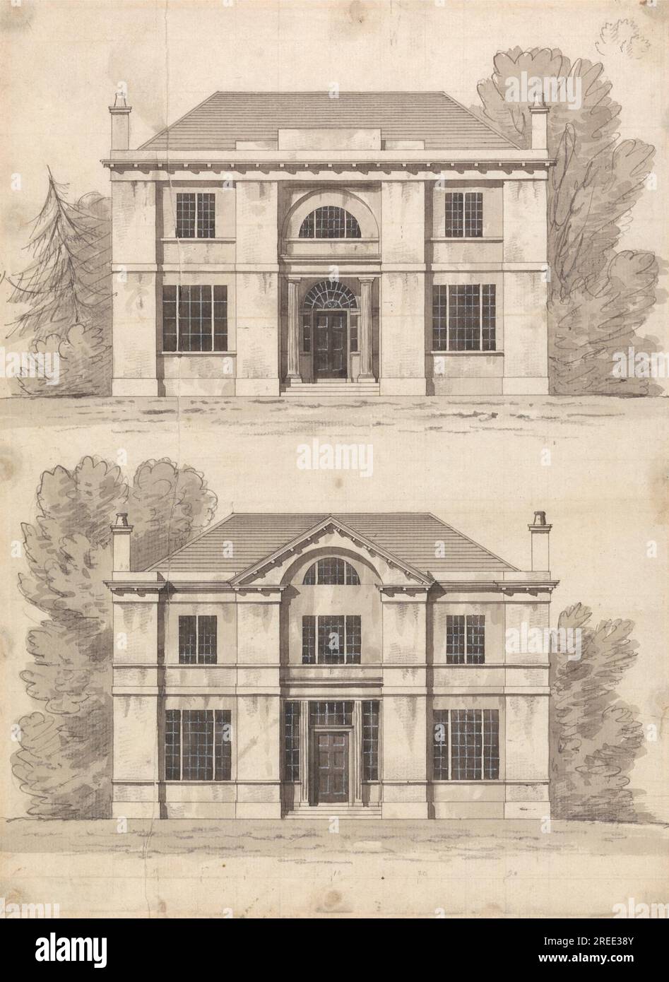 A collection of designs for rural retreats hi-res stock photography and ...