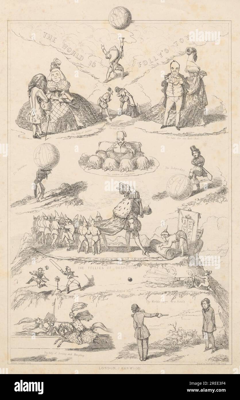 The World is Folly's Toy by Alfred Henry Forrester Stock Photo - Alamy