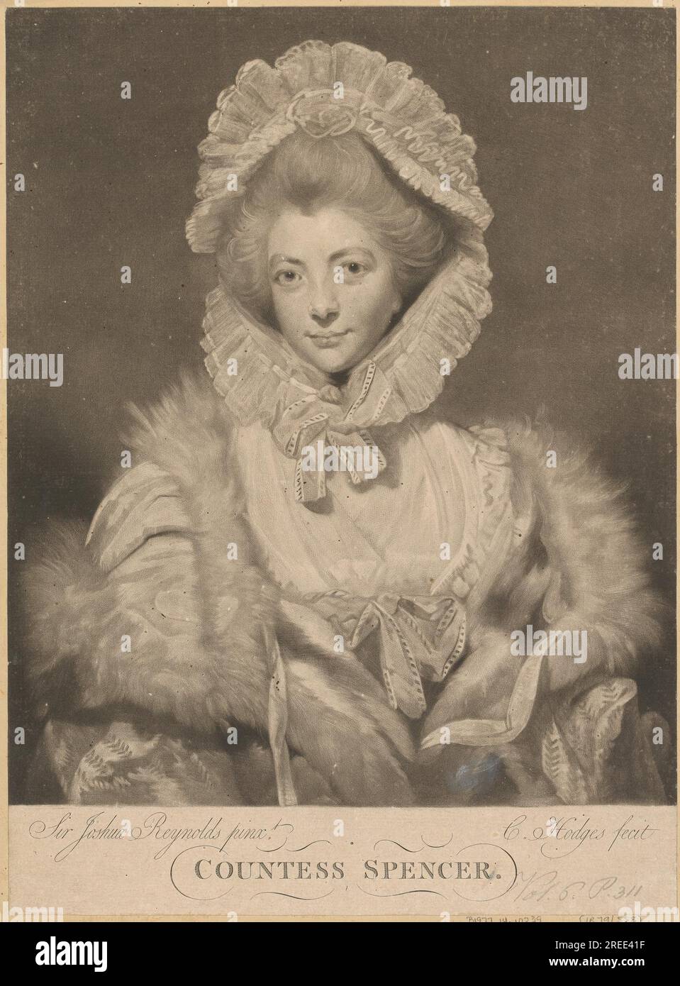 Countess Spencer circa 1800 by Charles Howard Hodges Stock Photo - Alamy