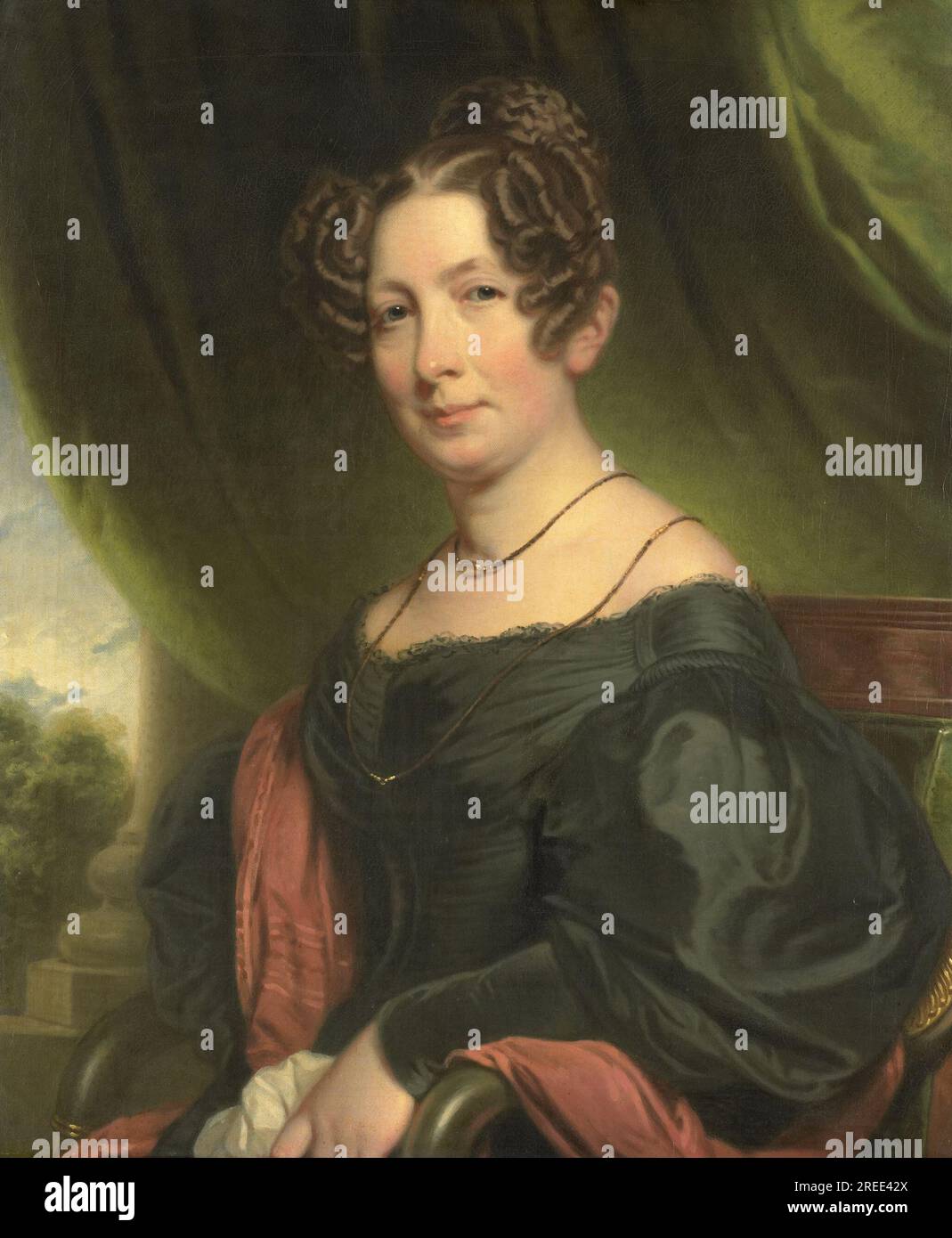 Portrait of Maria Antoinette Charlotte Sanderson, Wife of Johan Fraser ...