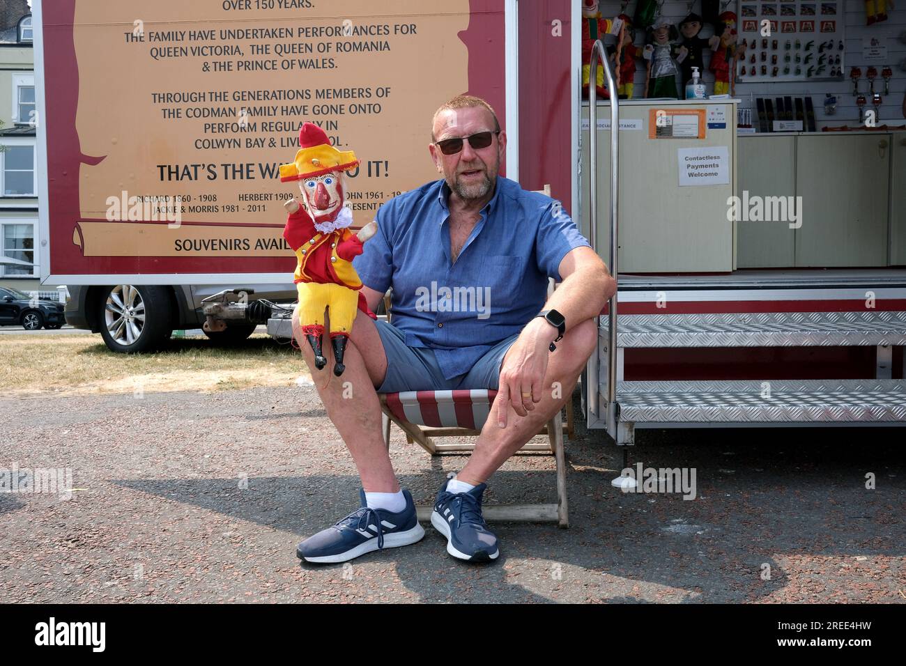 The Llandudno Punch & Judy man Jason Codman-Millband. Professor Codman ...