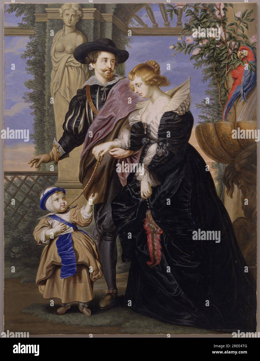 Copy after "Rubens, His Wife Helena Fourment (1614–1673), and Their Son ...