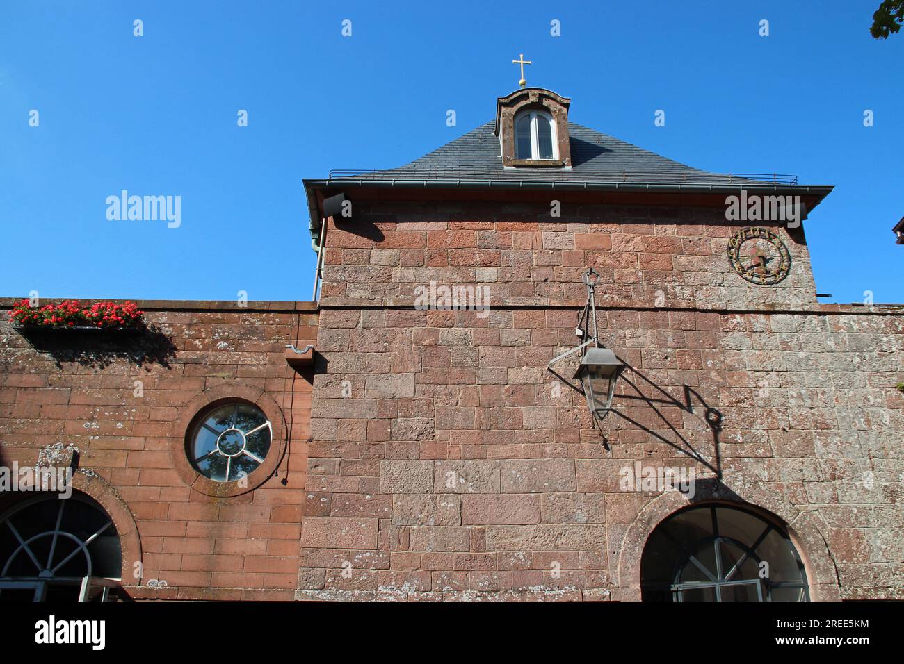 convent at le mont-sainte-odile in alsace (france Stock Photo - Alamy