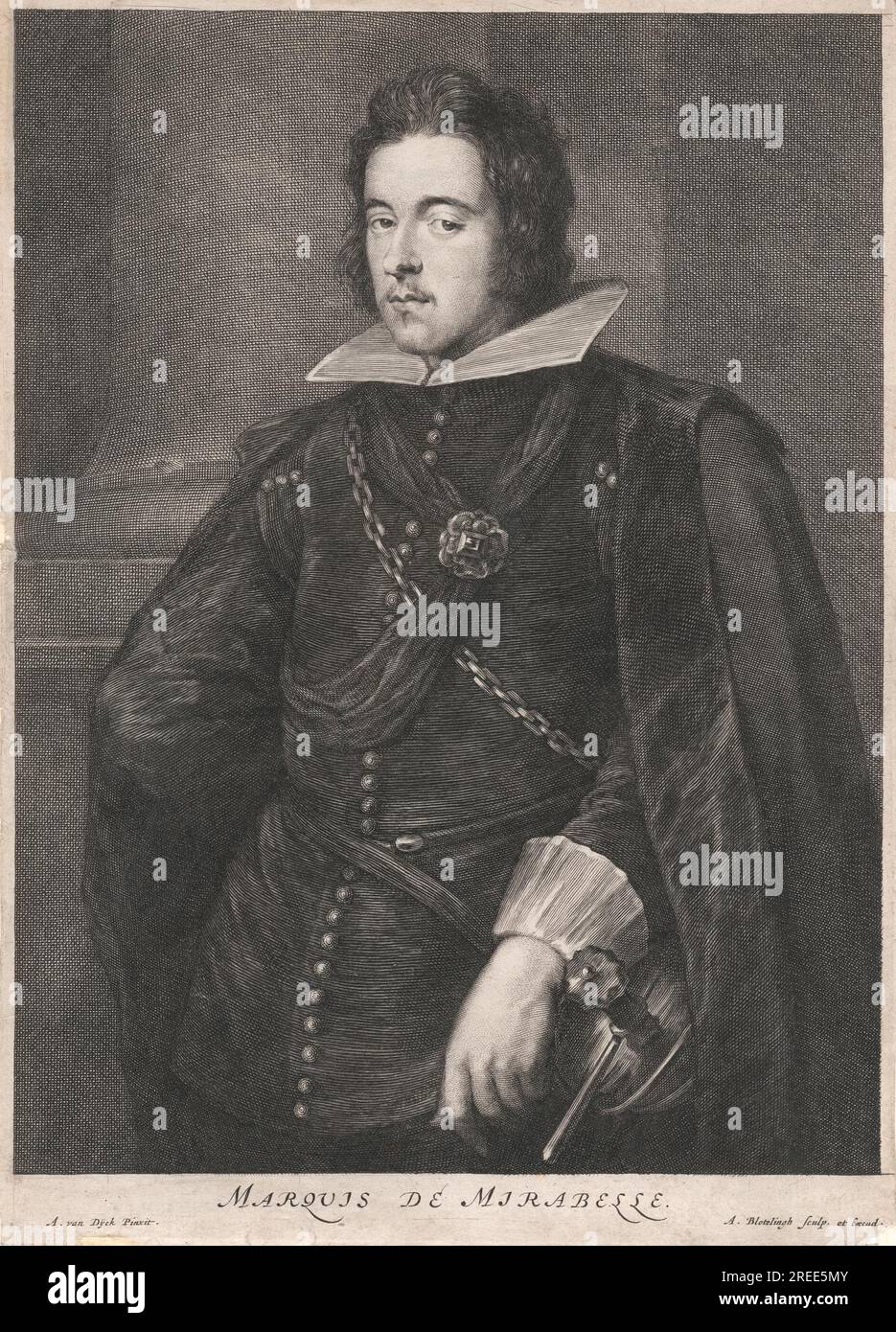 Marquis de Mirabelle circa 1645 by Abraham Blooteling Stock Photo - Alamy