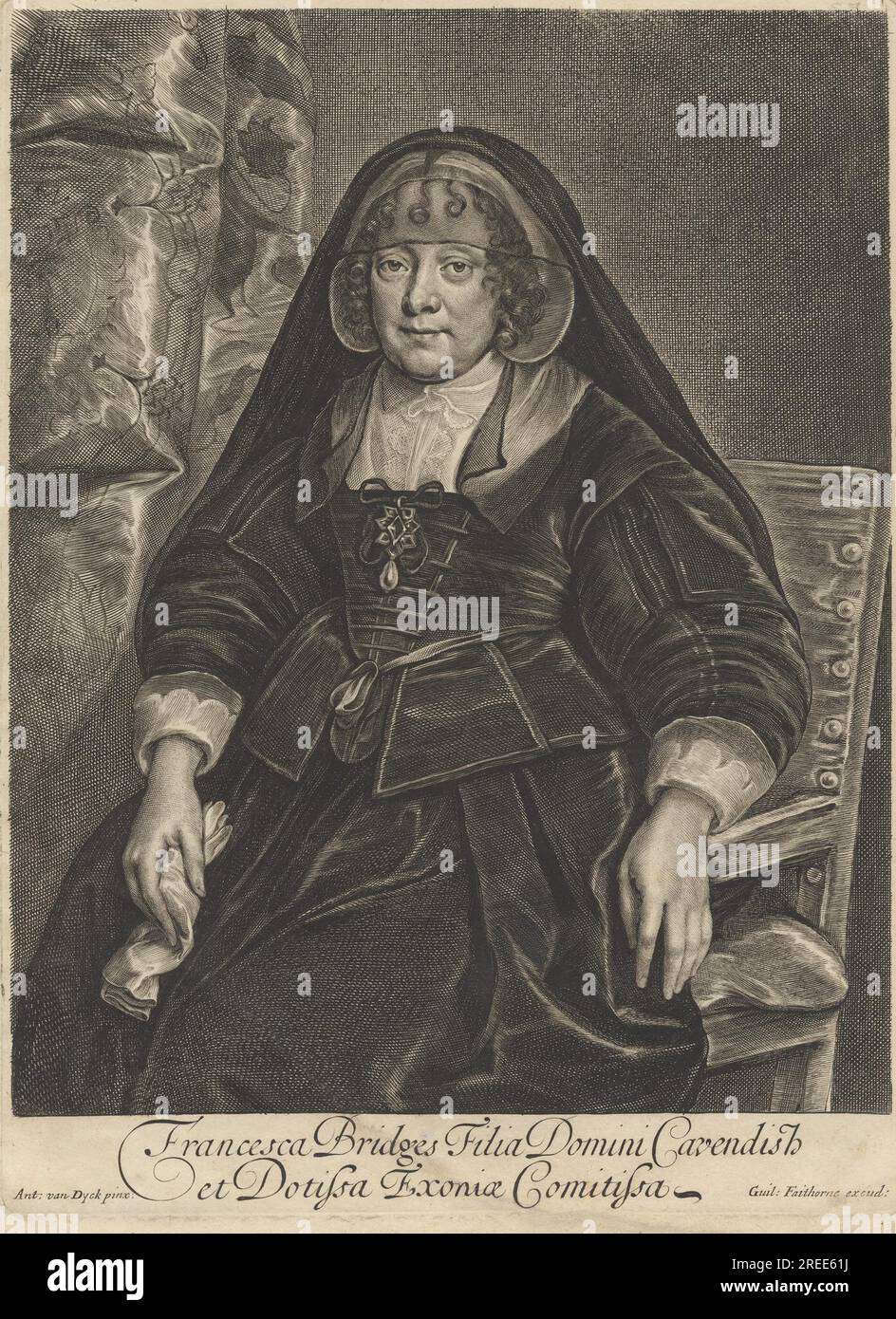 Francesca Bridges Filia Domini Cavendish et Dotissa Exoniæ Comitissa ...