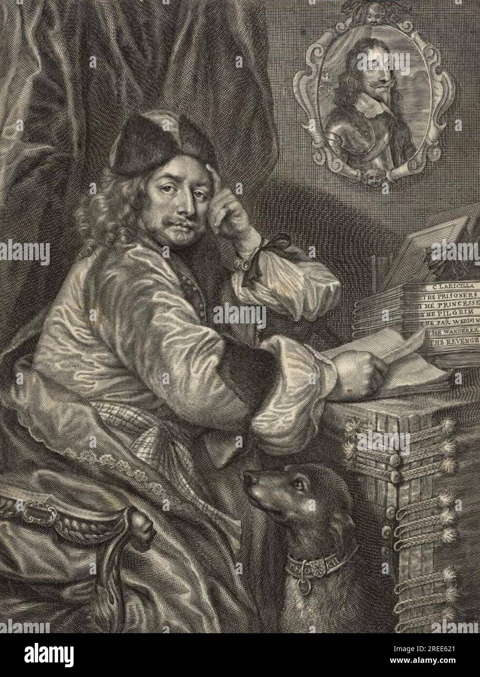 Thomas Killigrew 1664 by William Faithorne Stock Photo - Alamy