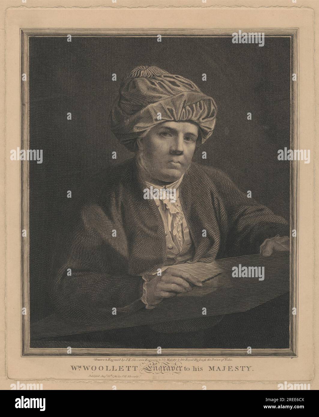 William Woollett, Engraver to His Majesty 1784 by John Keyse Sherwin ...