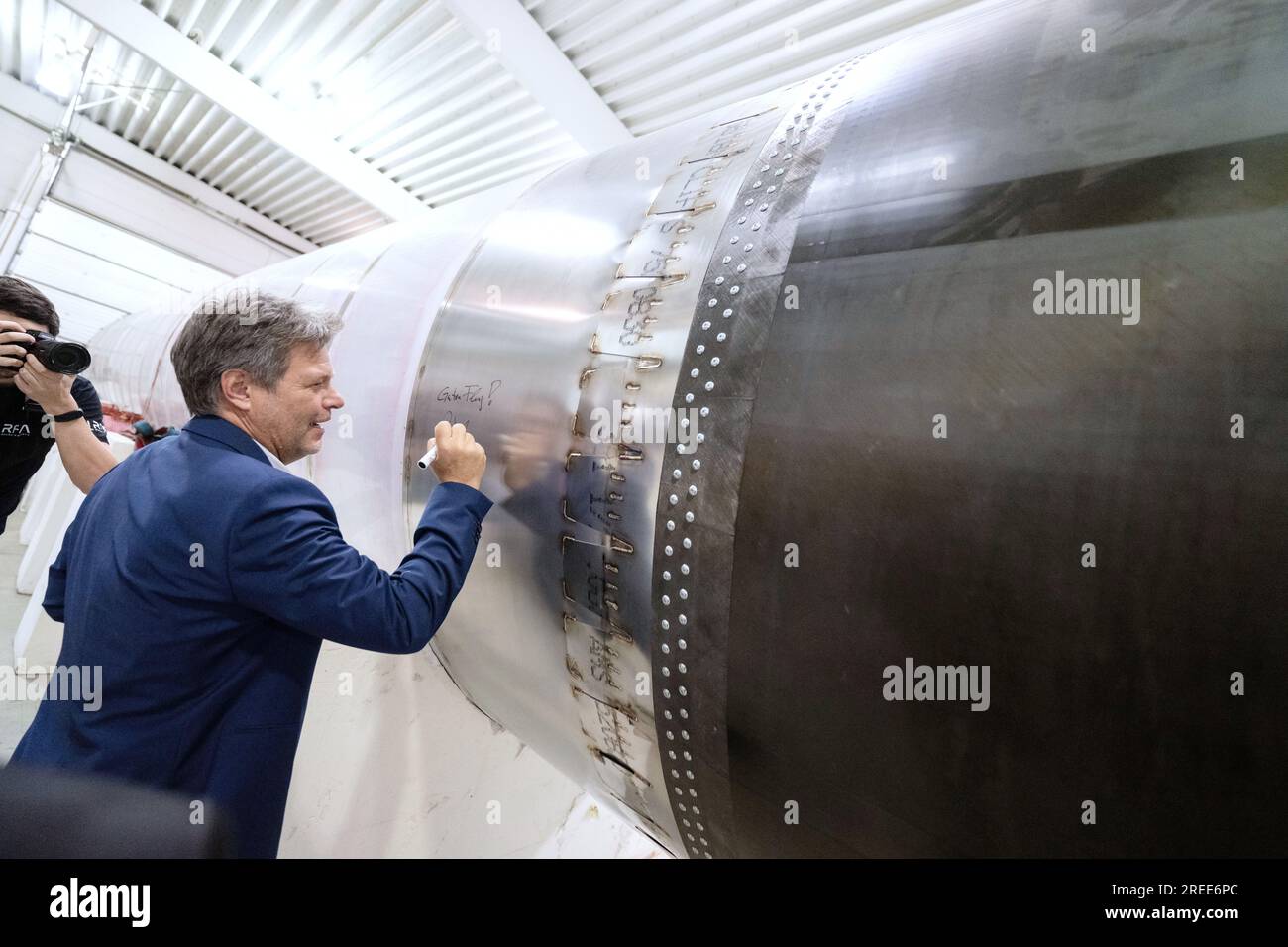Augsburg, Germany. 27th July, 2023. Federal Minister of Economics ...
