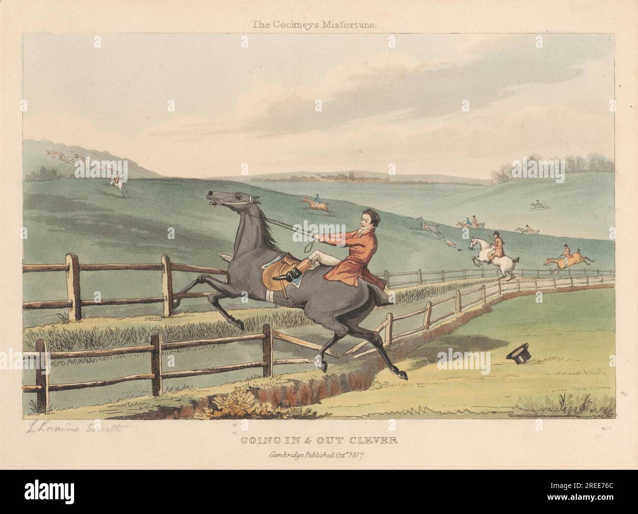 Charging an ox fence hi-res stock photography and images - Alamy